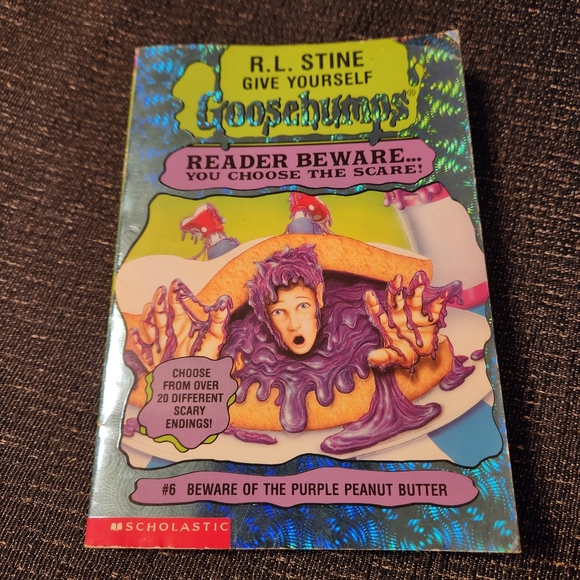 goosebumps | Other | Goosebumps St Printing Beware Of The Purple Peanut ...